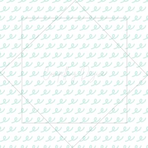 Doodle Mint Digital Design | Illustration Seamless Patterns | Printable ...