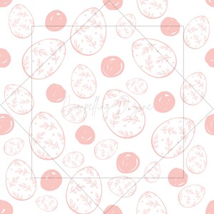 Easter Bunny Digital Patterns | Chicks Seamless Paper | Easter Egg ...