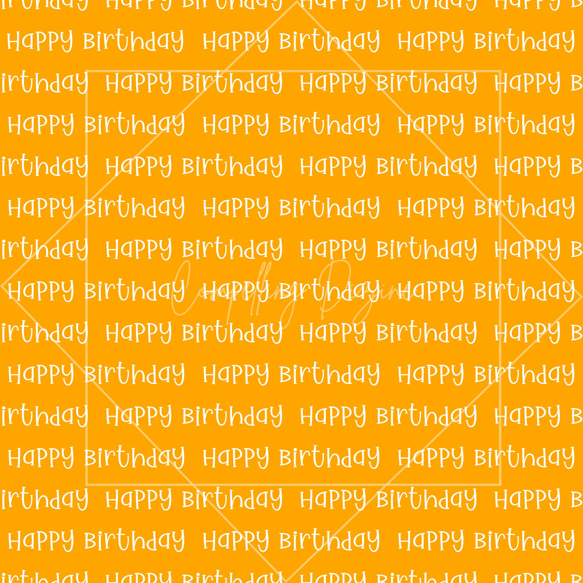 Happy Birthday Digital Designs Colorful Party Scrapbook Craft Paper ...