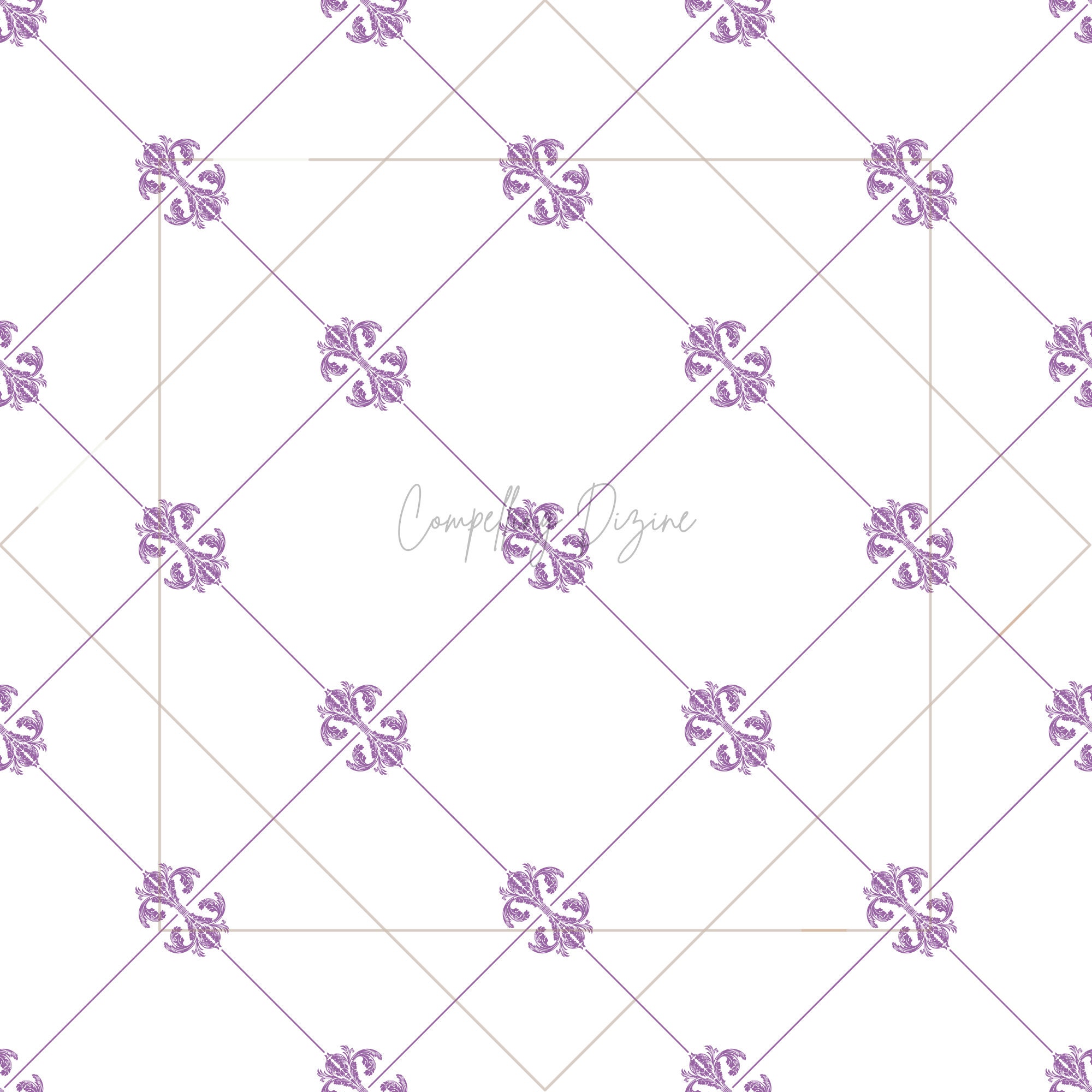 Purple Digital Paper Colorful Seamless Light Purple Lavender Art ...