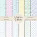 Stripes & Dots Pastel Digital Designs |multicolor Seamless Patterns ...
