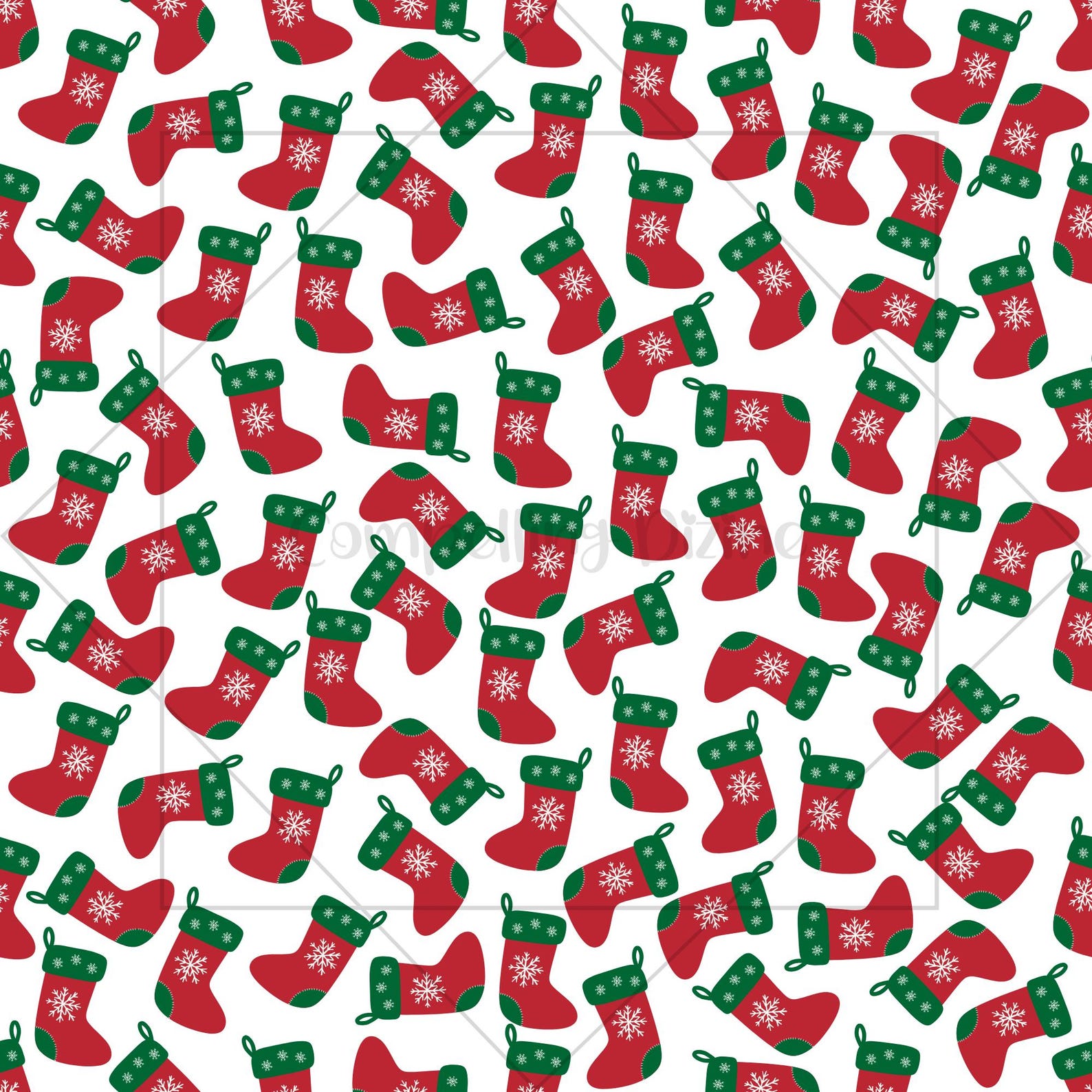 Jolly Christmas Digital Patterns | Holiday Seamless Paper | Xmas Images ...
