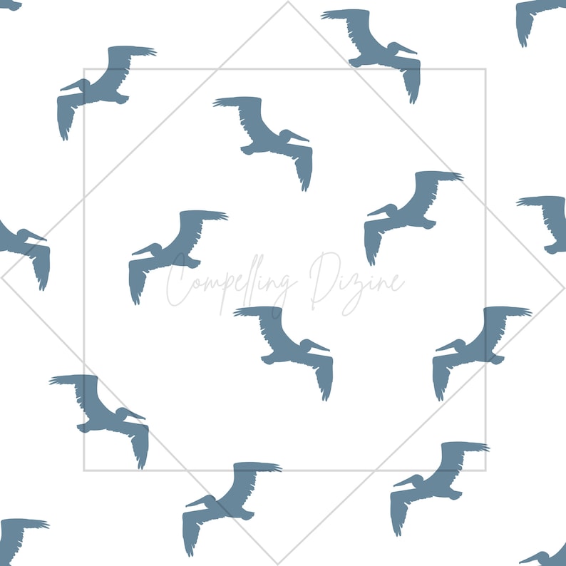 Sea Birds Digital Patterns | Birds Seamless Paper | Sea Scrapbook ...