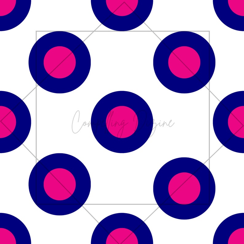 Polka Dots Bold Digital Designs | Bright Color Seamless Patterns ...