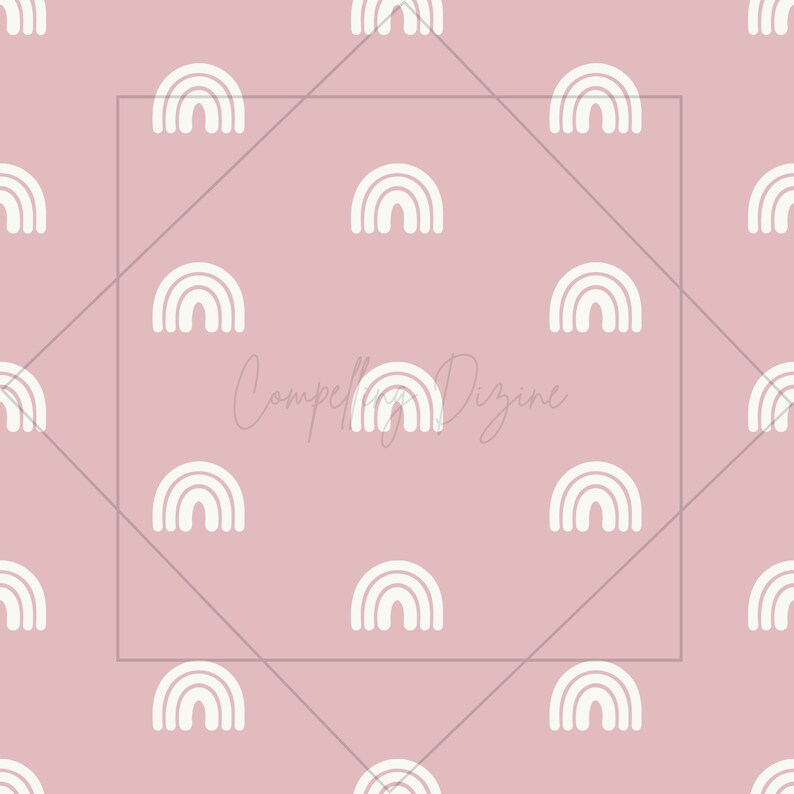 Boho Blush Digital Designs | Bohemian Seamless Patterns | Abstract ...