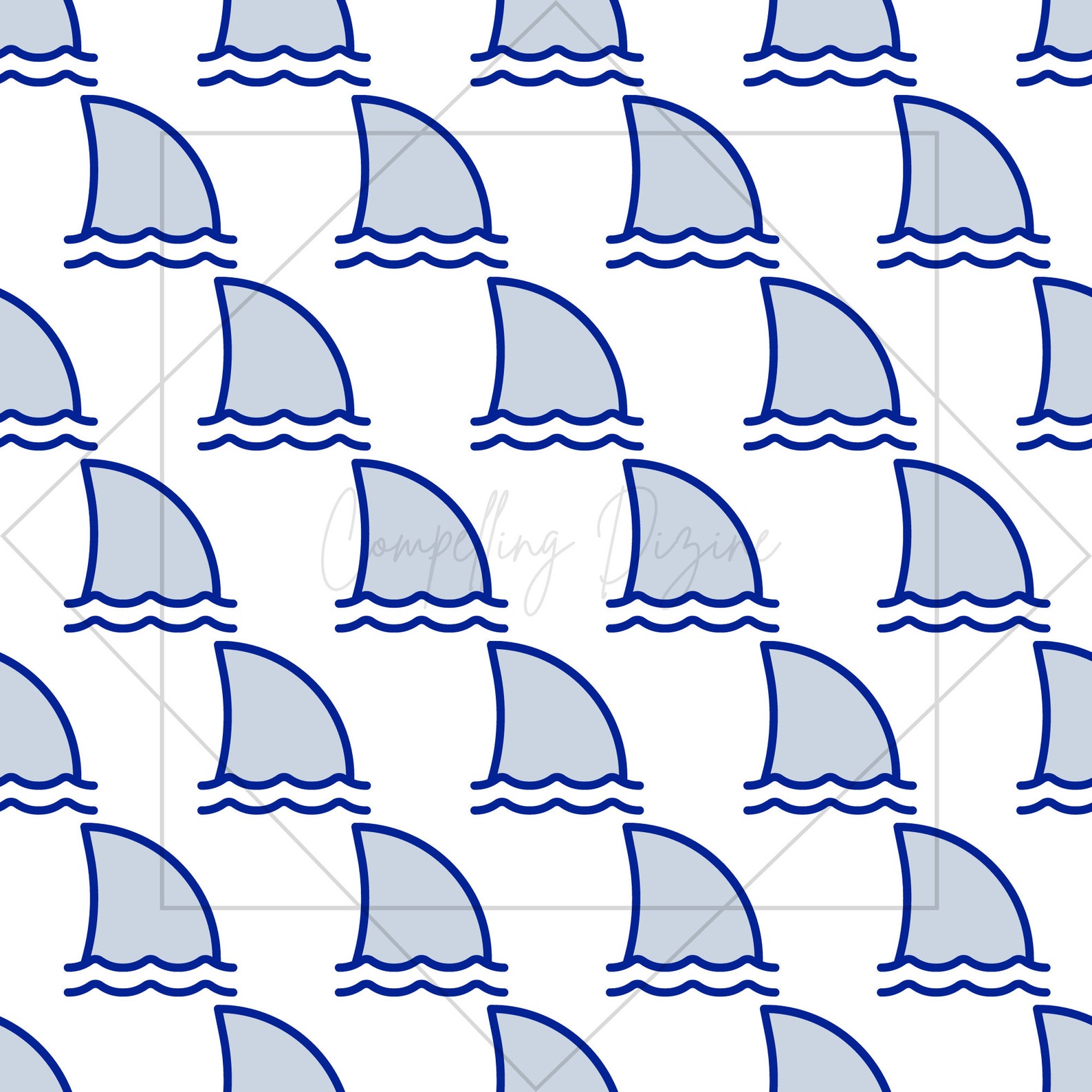 Super Sharks Digital Designs | Sea Life Scrapbook Craft Paper | Animal ...