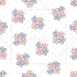 Spring Digital Patterns | Floral Seamless Paper| Sweet Bloom Scrapbook ...