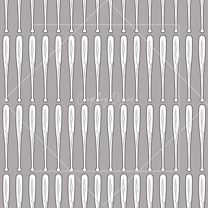 Baseball Digital Designs | Bat, Ball Scrapbook Craft Paper | Sports ...