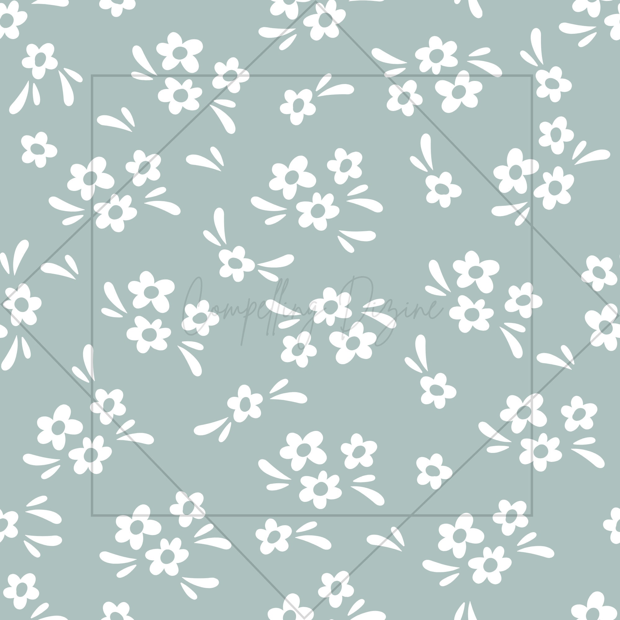 Spring Digital Patterns | Floral Seamless Paper| Sweet Bloom Scrapbook ...