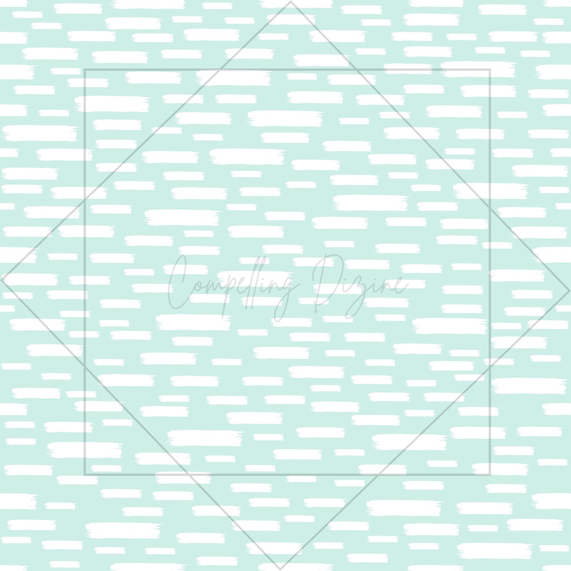Doodle Mint Digital Design Illustration Seamless Patterns Printable ...
