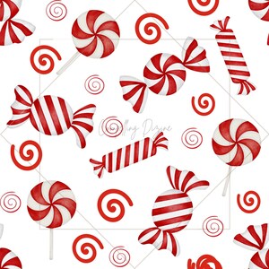 Merry Christmas Digital Paper | Holiday Season Seamless Patterns | Xmas ...
