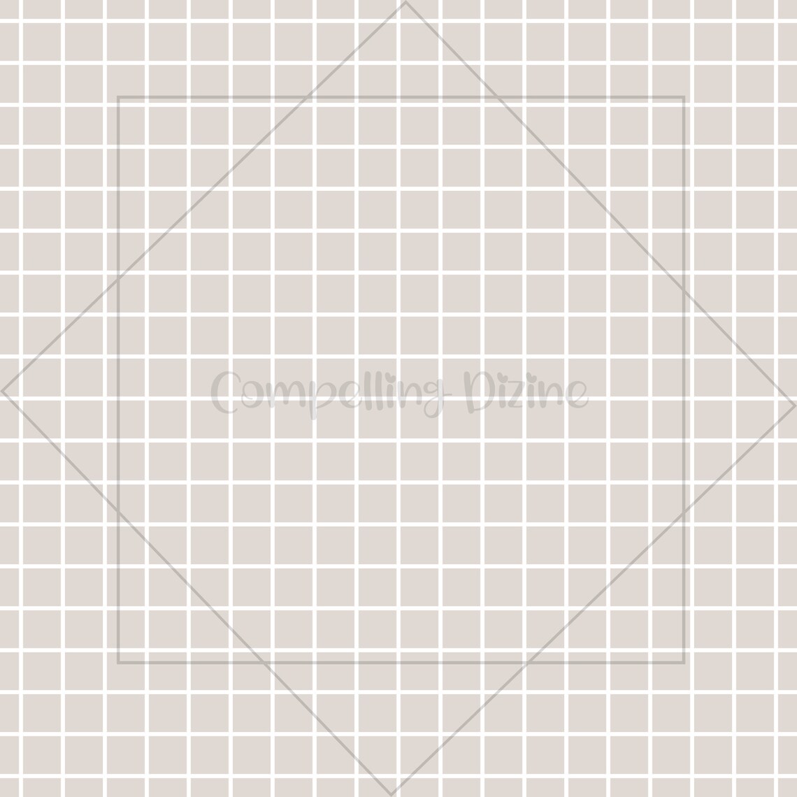 Nursery Digital Designs Beige Hearts Seamless Patterns Newborn Simple ...