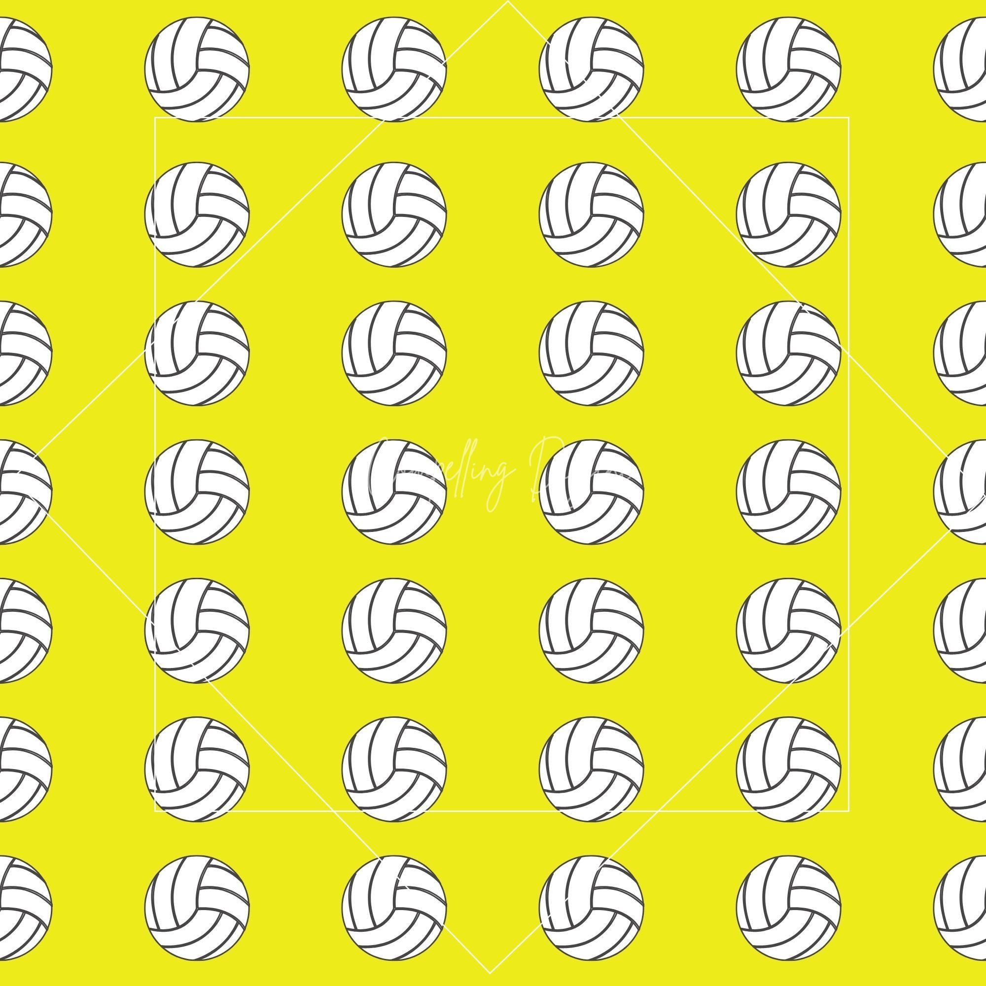Volleyball Digital Patterns | Game Time Seamless Paper | Sports ...