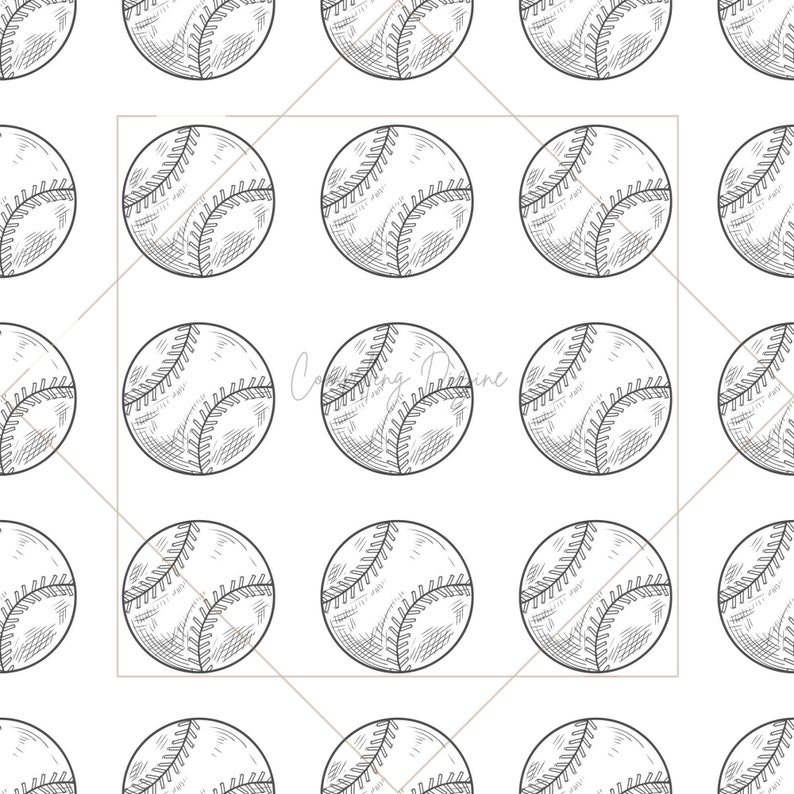 Baseball Digital Designs Bat, Ball Scrapbook Craft Paper Sports ...