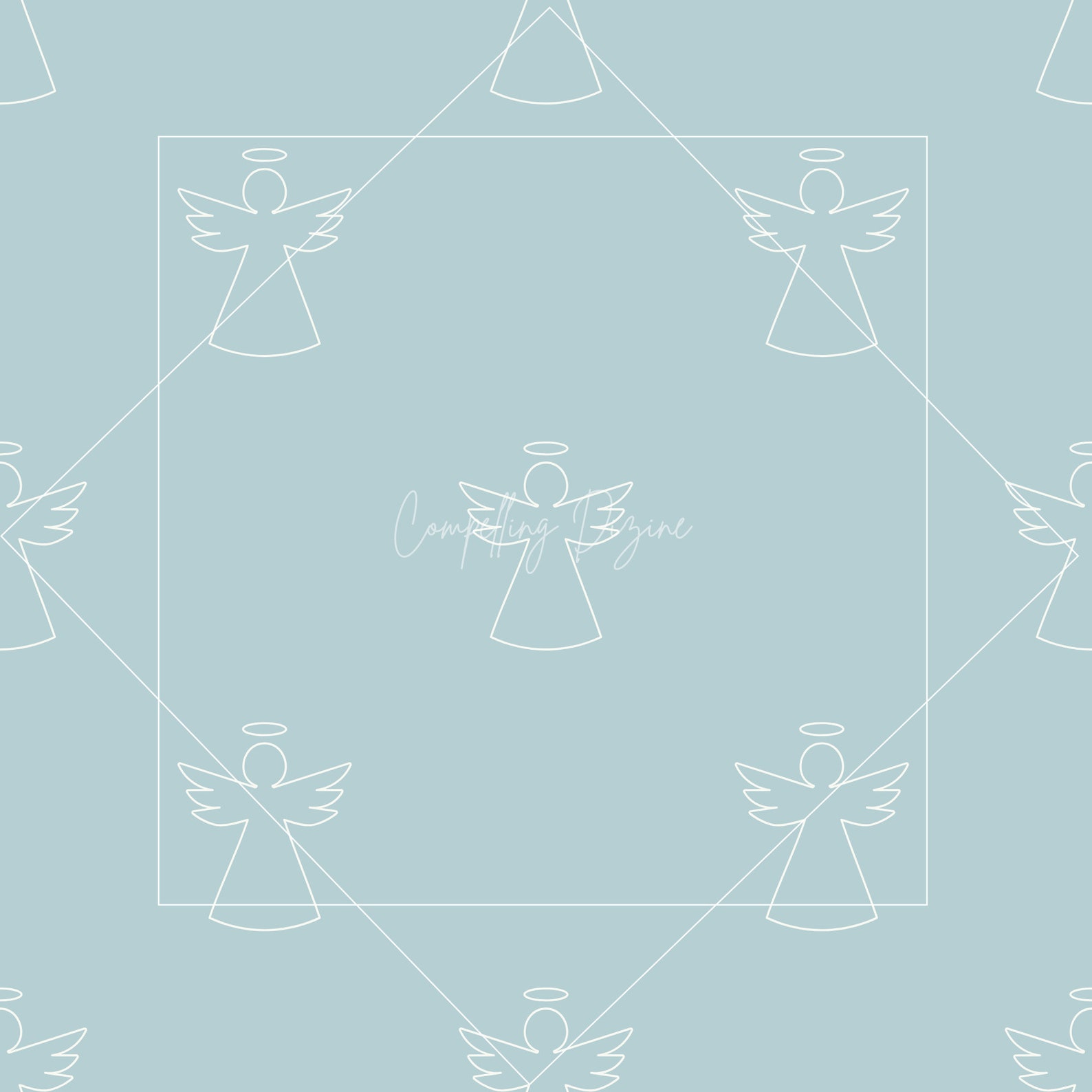 Angel Digital Designs | Angelic Seamless Patterns | Heavenly Image ...