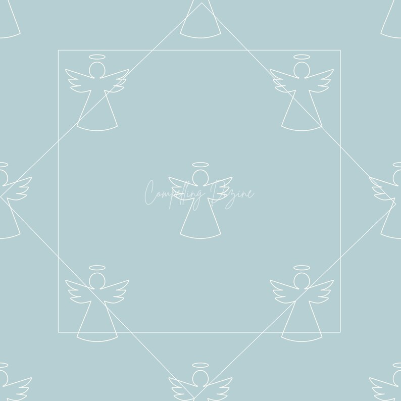 Angel Digital Designs | Angelic Seamless Patterns | Heavenly Image ...