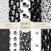 Skull and Bones Digital Patterns | Halloween Seamless Paper | Skull and ...