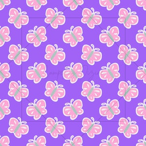 Butterfly Digital Patterns | Animal Seamless Paper | Colorful Scrapbook ...