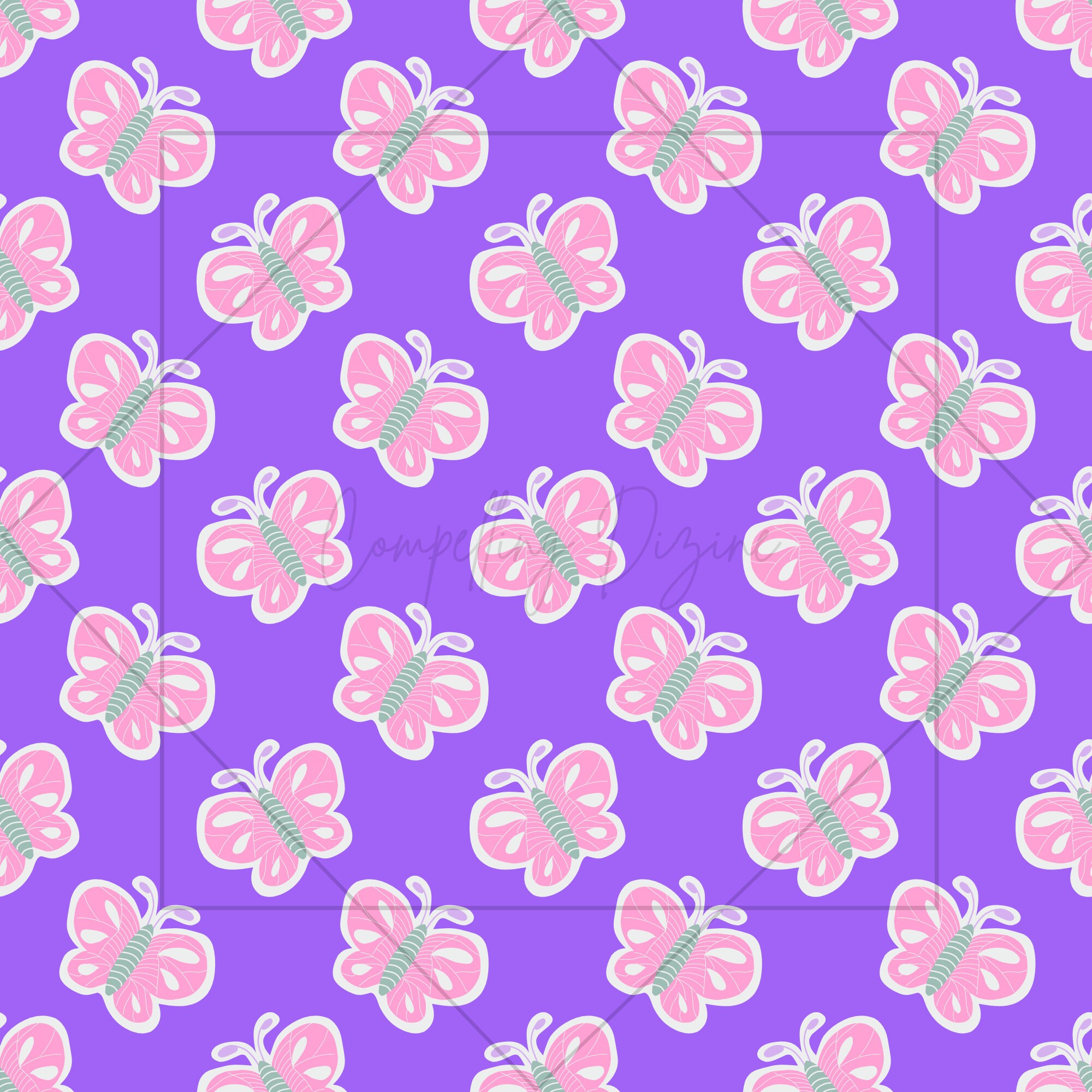 Butterfly Digital Patterns | Animal Seamless Paper | Colorful Scrapbook ...