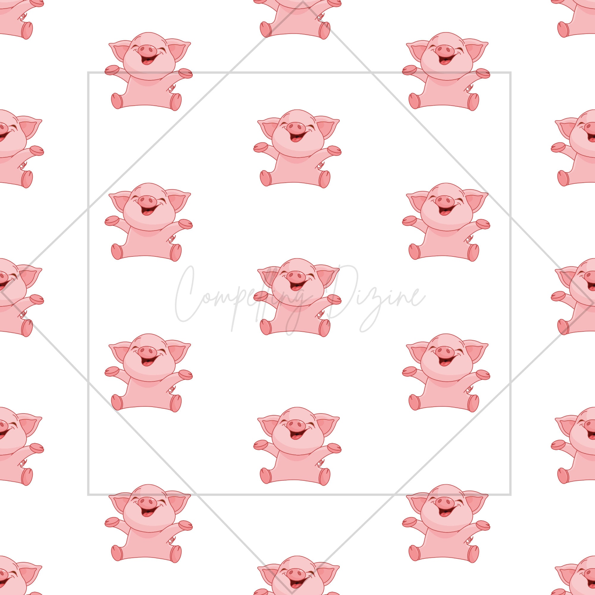 Barnyard Babies Digital Patterns | Farm Animal Seamless Paper ...