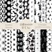 Halloween Digital Paper | Black & White Seamless Patterns | Ghosts ...