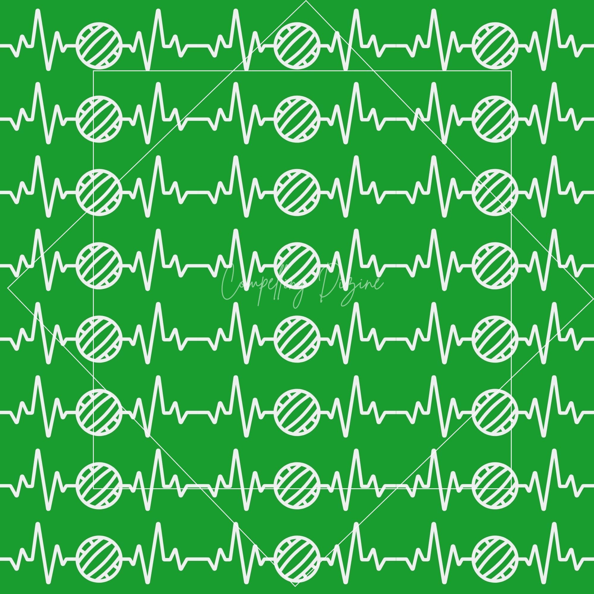 Volleyball Digital Patterns | Game Time Seamless Paper | Sports ...