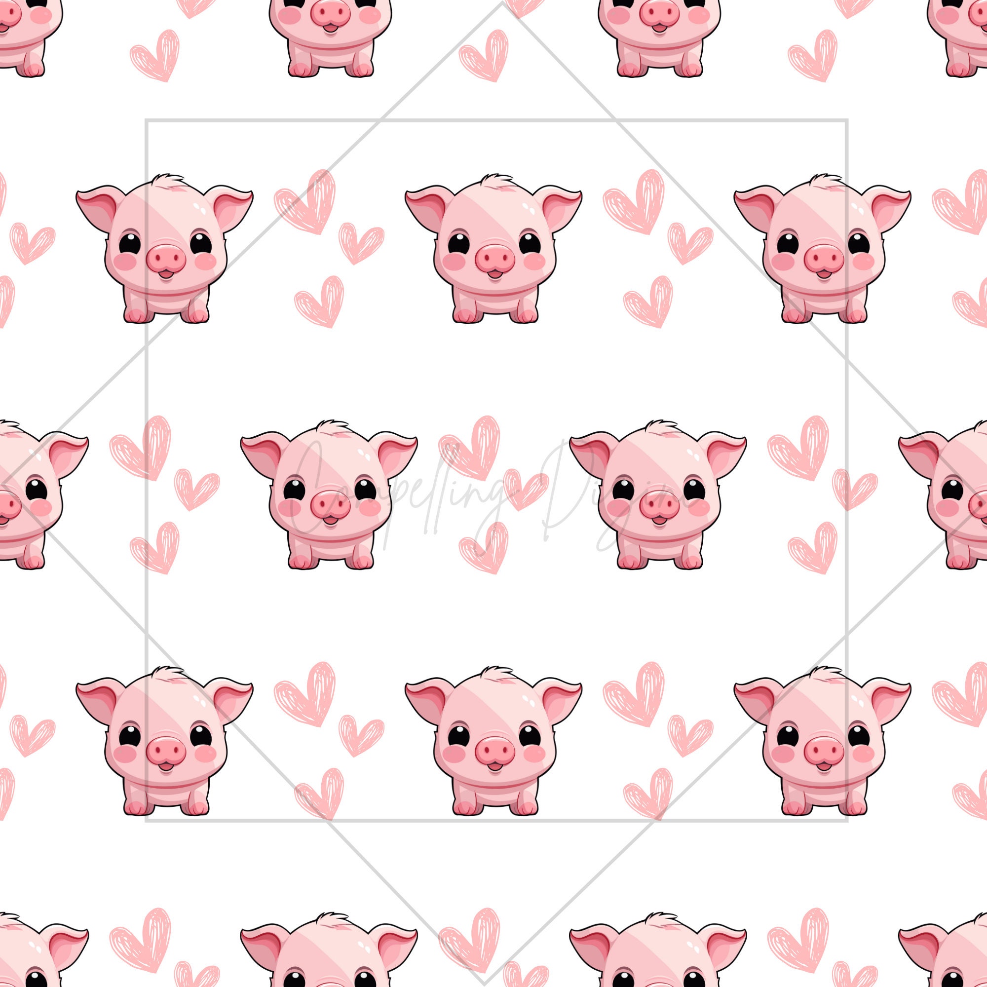 Barnyard Babies Digital Patterns | Farm Animal Seamless Paper ...