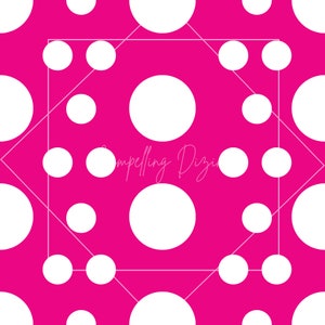 Polka Dots Bold Digital Designs | Bright Color Seamless Patterns ...