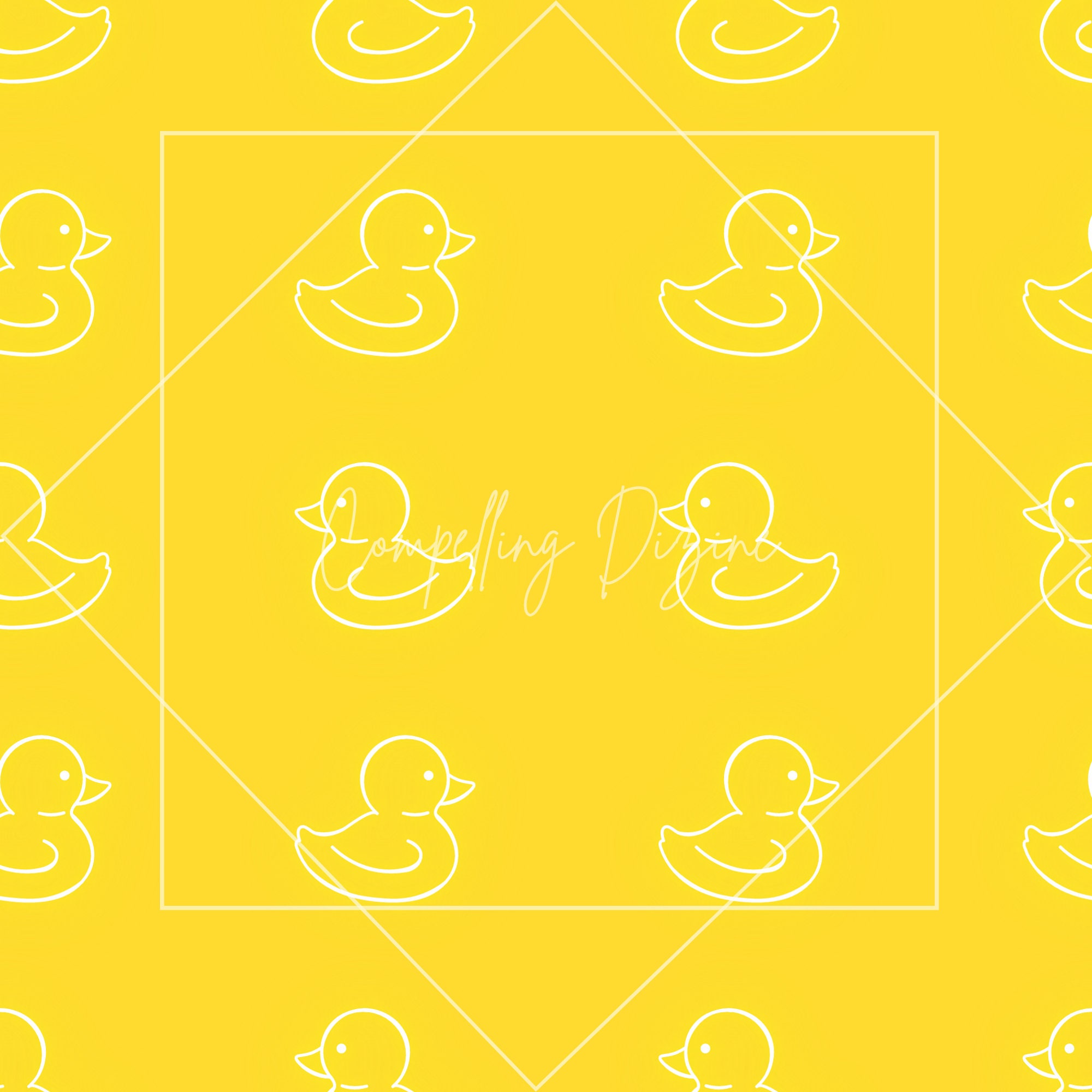 Rubber Duck Digital Patterns Duckie Seamless Paper Scrapbook Prints ...