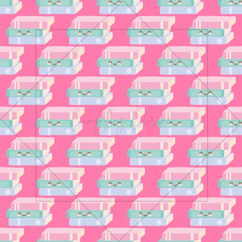 Back to School Digital Patterns | Classroom Seamless Paper | Teacher ...