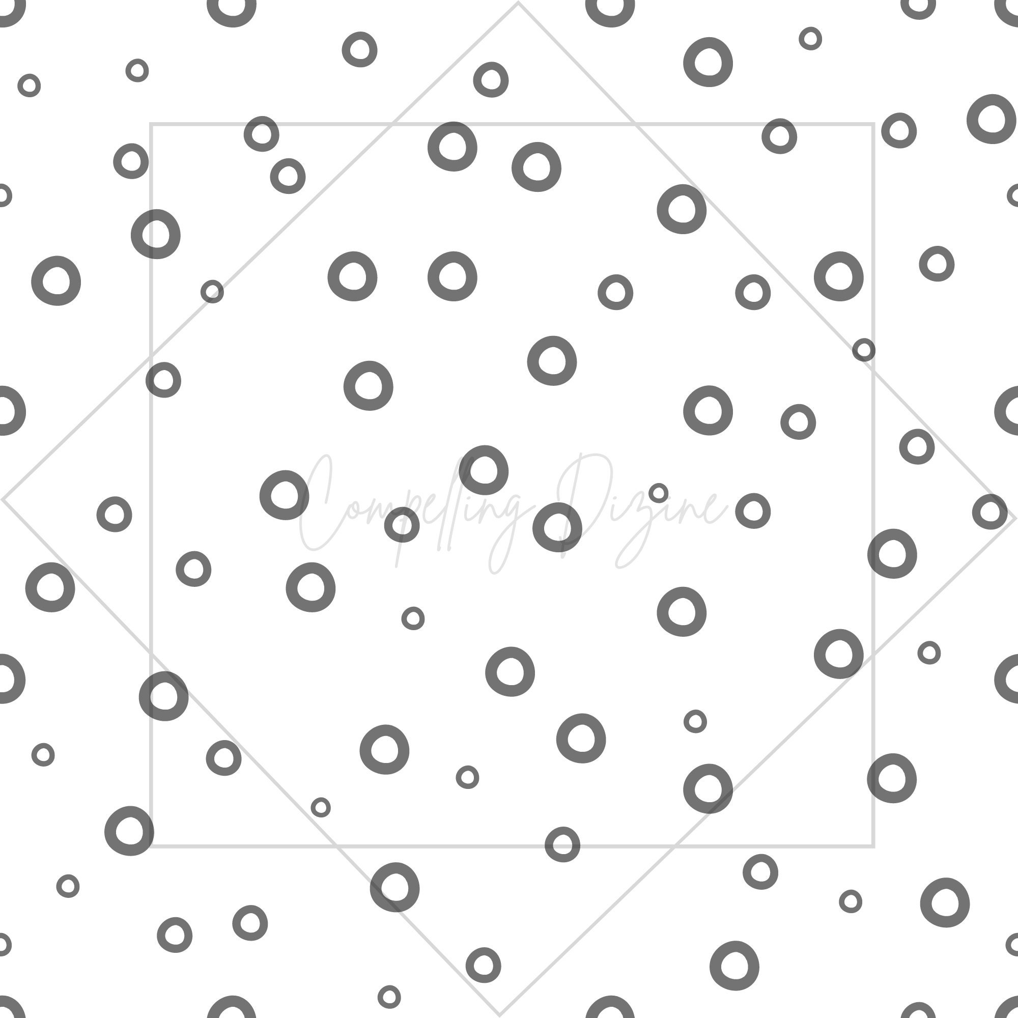 Doodle Gray Digital Designs | Seamless Pattern Illustrations ...