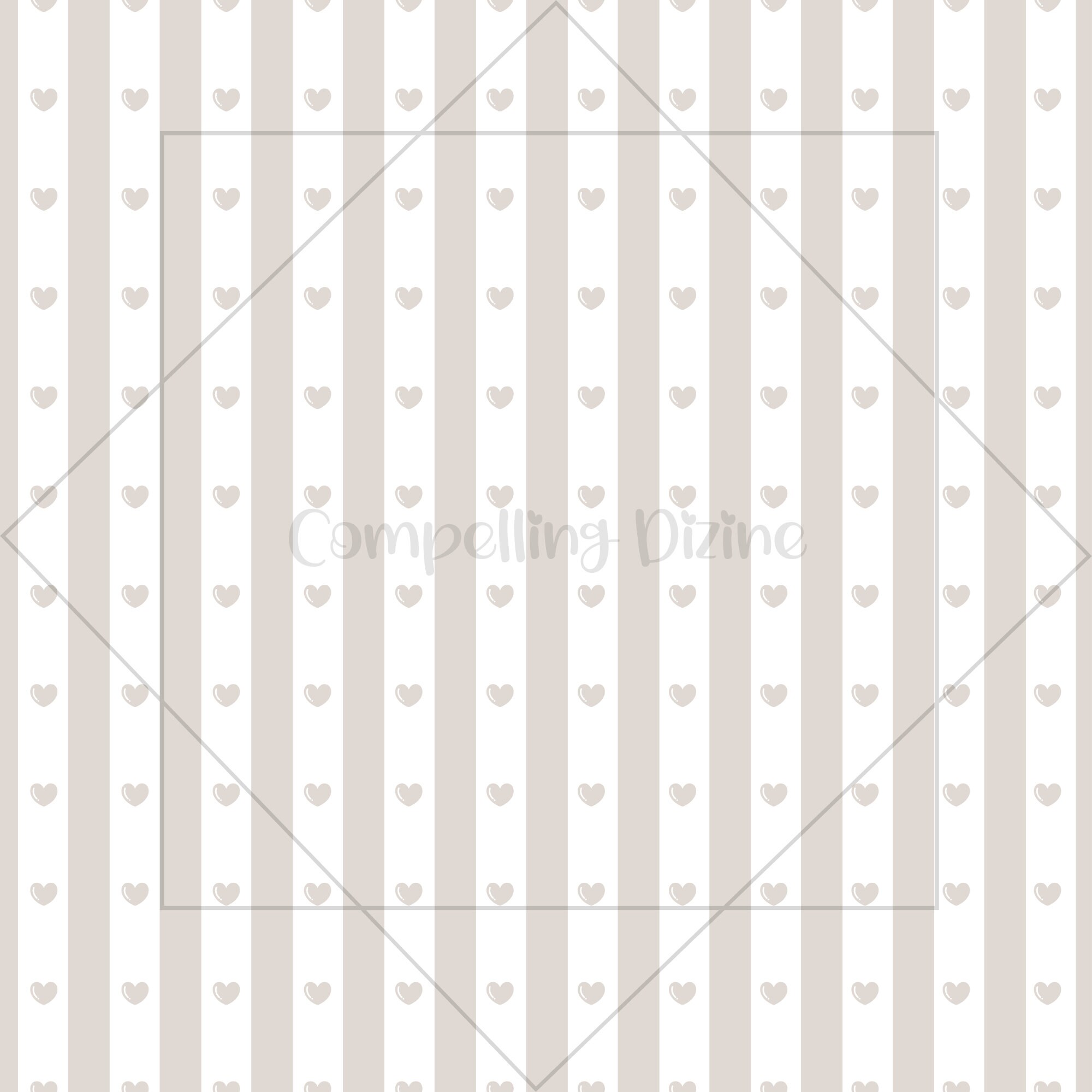 Nursery Digital Designs | Beige Hearts Seamless Patterns | Newborn ...