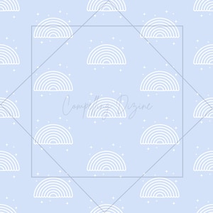 Baby Boy Digital Designs | Light Blue Infant Seamless Patterns ...