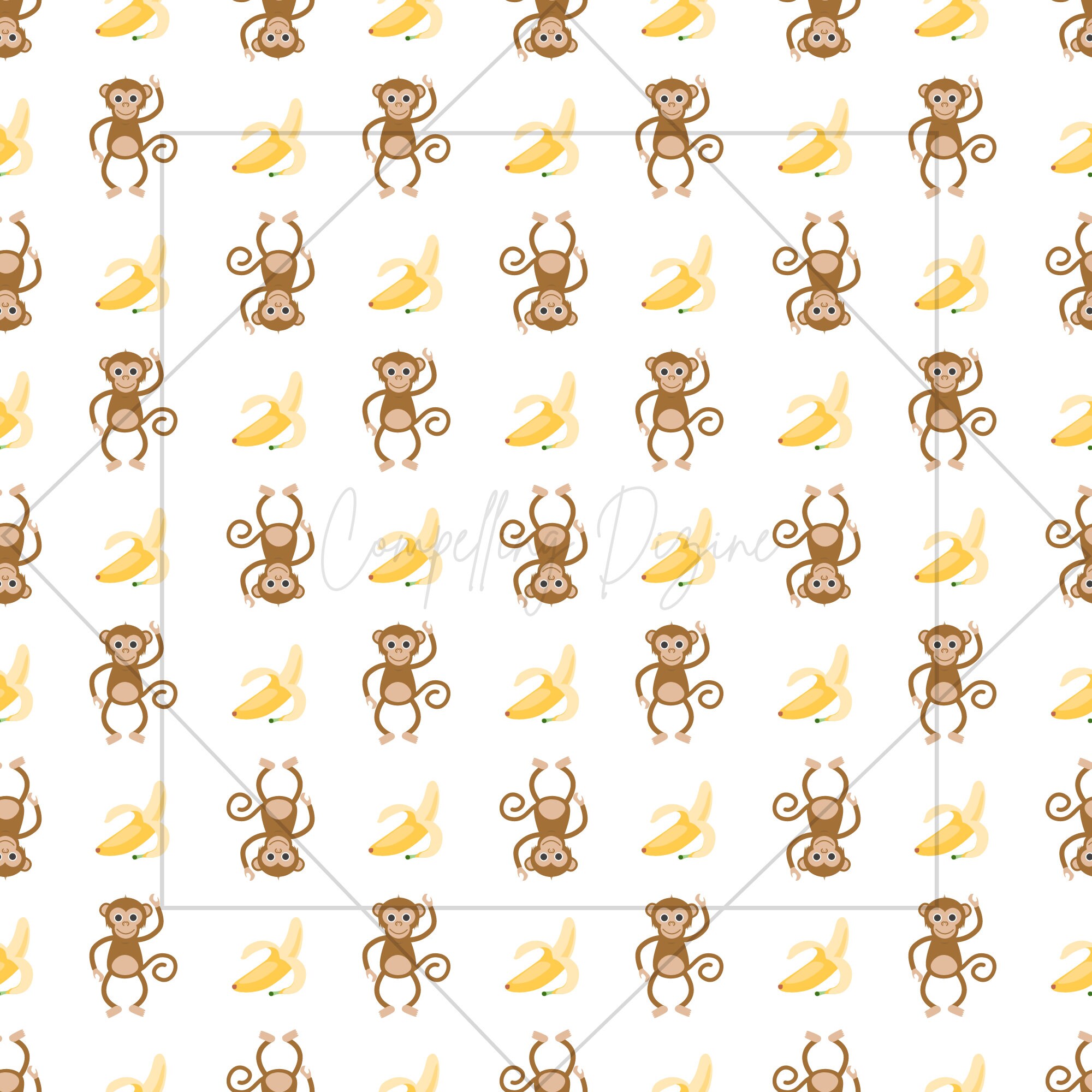 Zoo Animal Digital Patterns | Wildlife Seamless Paper | Cute Scrapbook ...