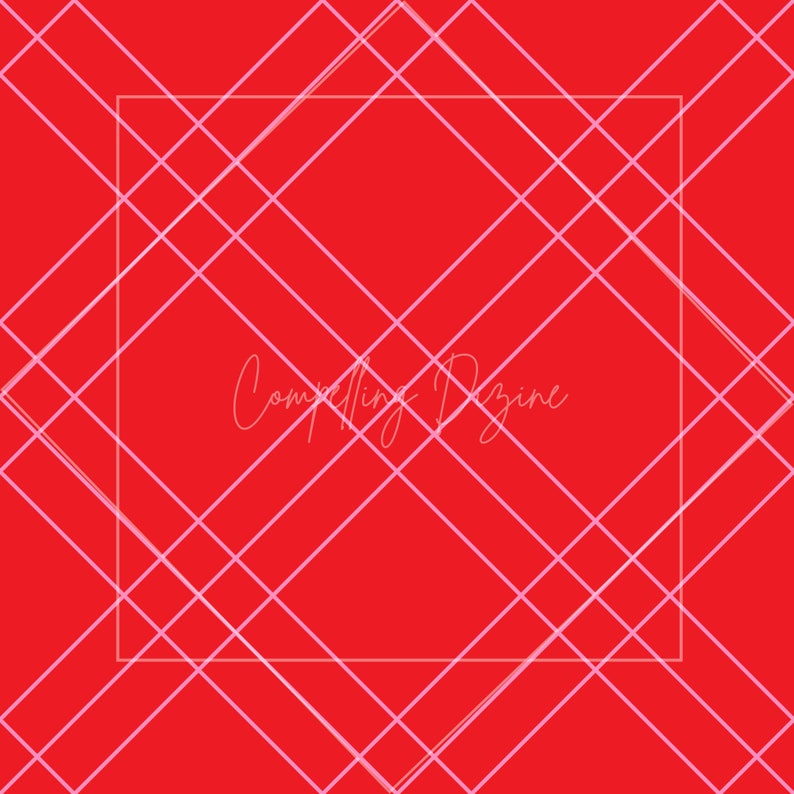Pink & Red Digital Patterns | Bright Seamless Paper | Pretty Scrapbook ...