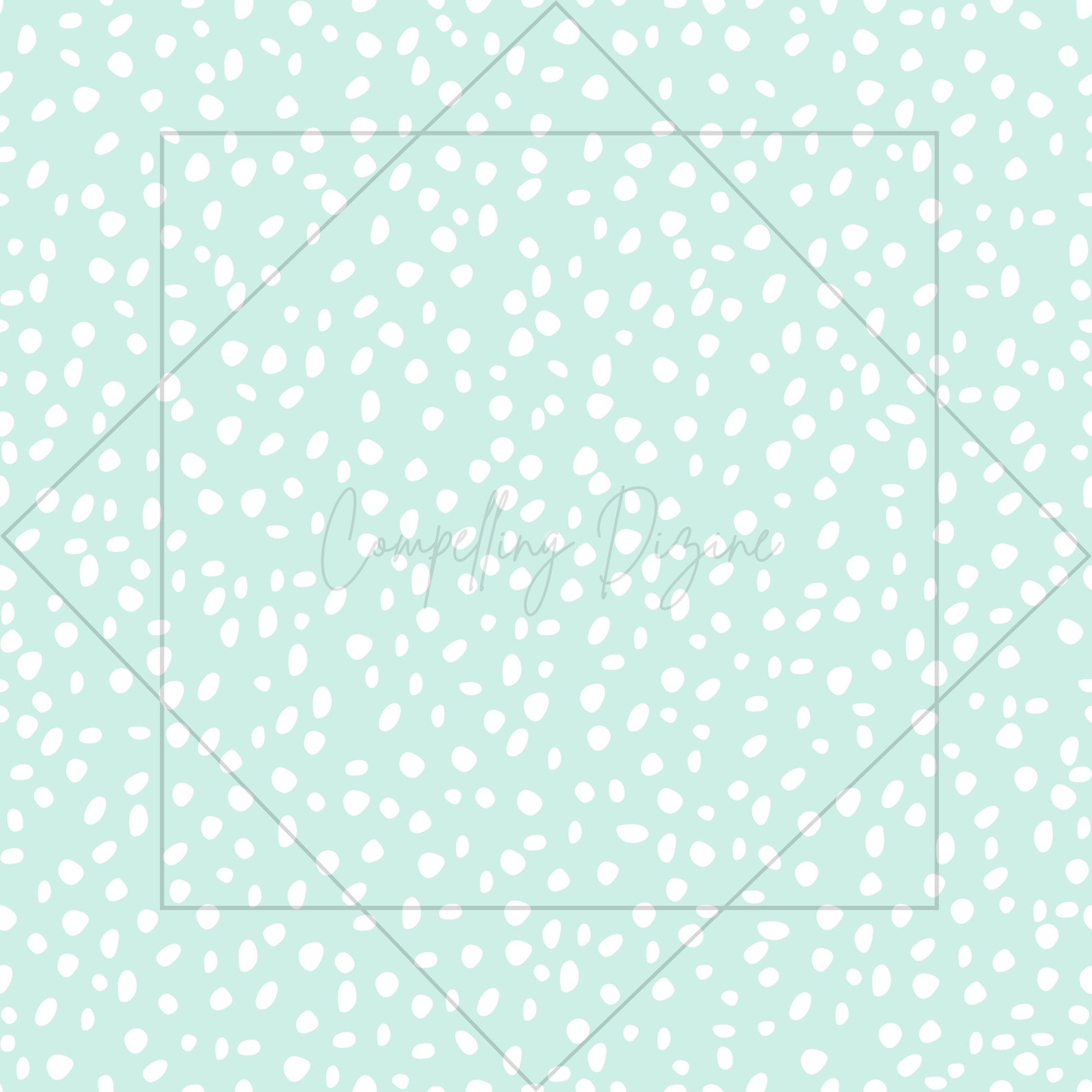 Doodle Mint Digital Design | Illustration Seamless Patterns | Printable ...