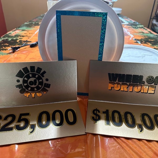 Wheel of Fortune Envelopes - Etsy