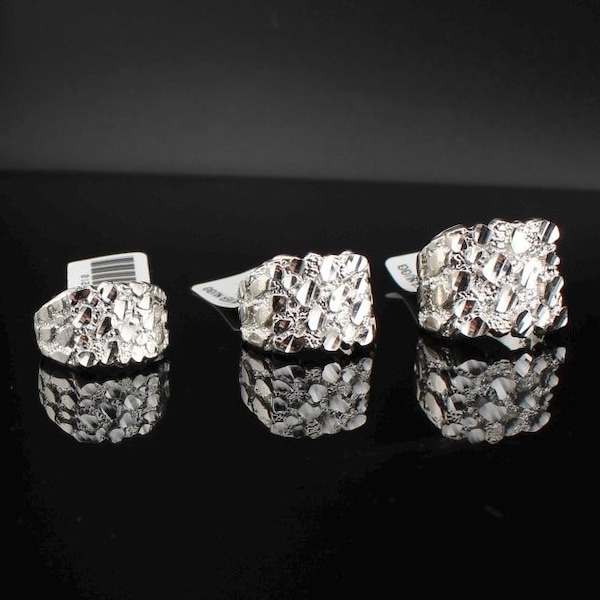 Mens Real Silver 925 Rings - Etsy