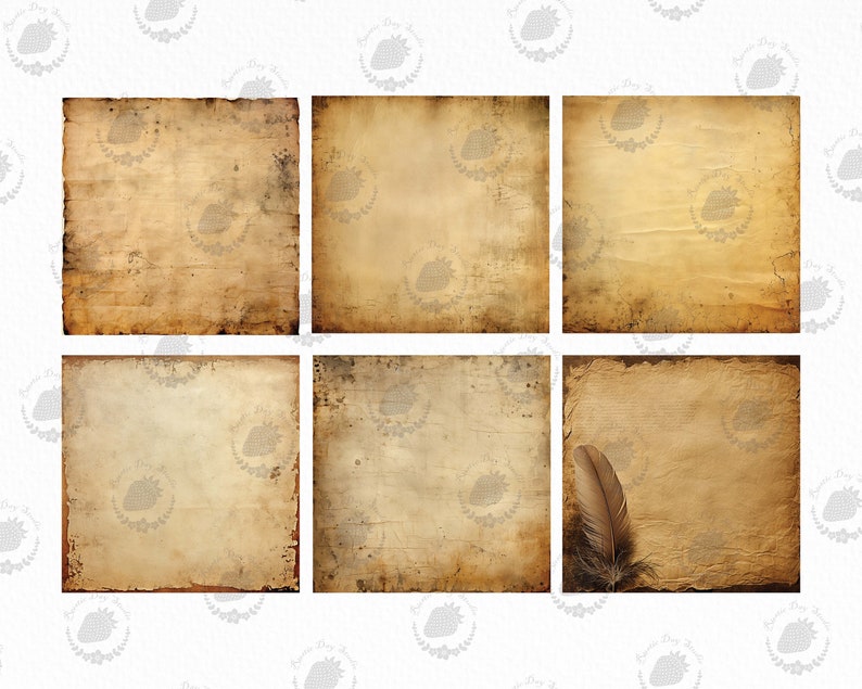 Old Paper Texture Digital Vintage Paper Texture Antique Grunge Overlay ...