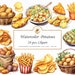 Watercolor Potato Clipart Vegetable Clipart French Fries Clipart ...