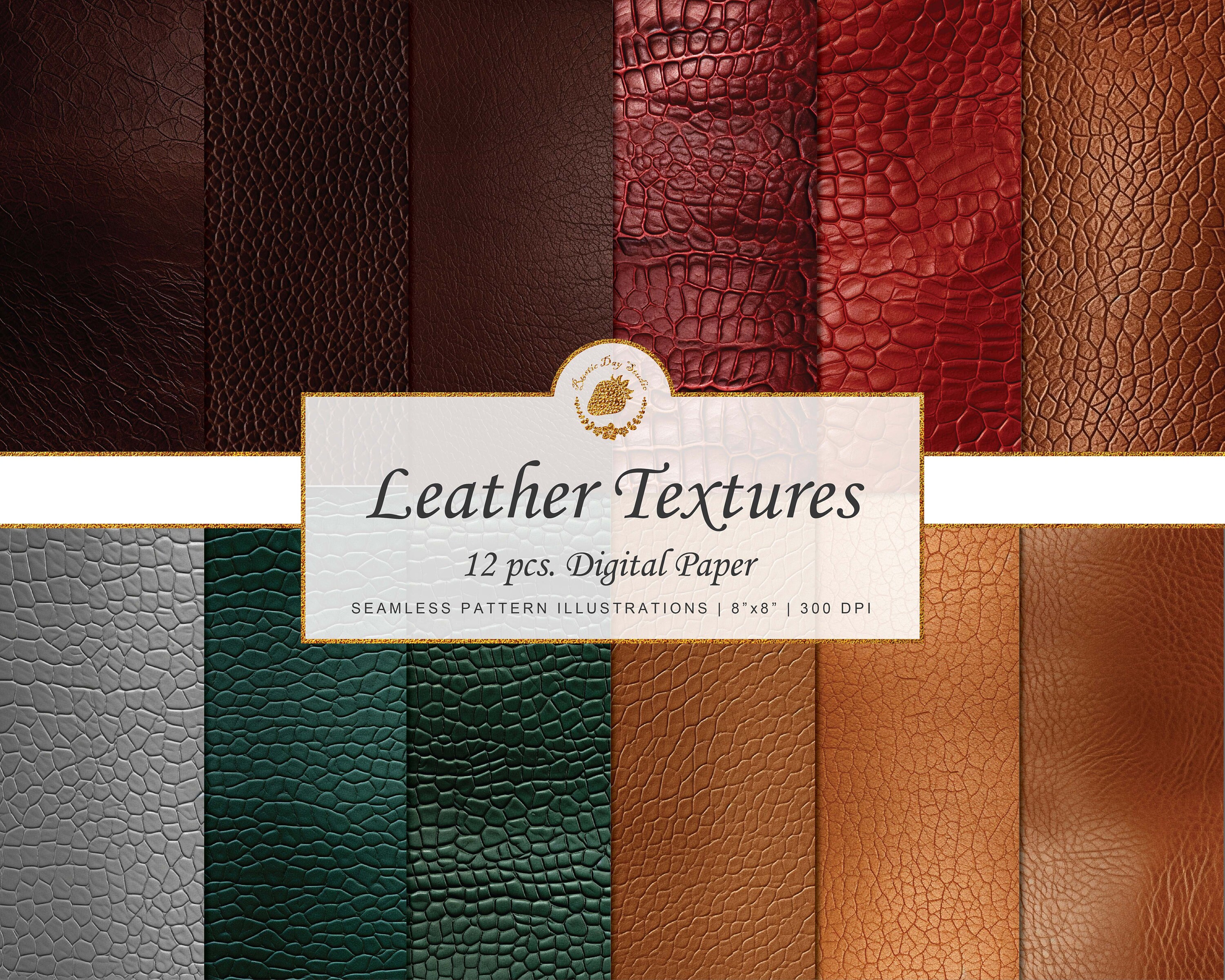 Leather Texture Digital Paper: Seamless Patterns (digital Download) - Etsy