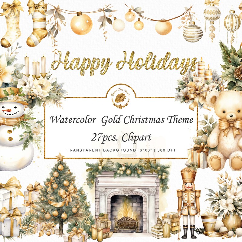 Gold Clipart - Etsy