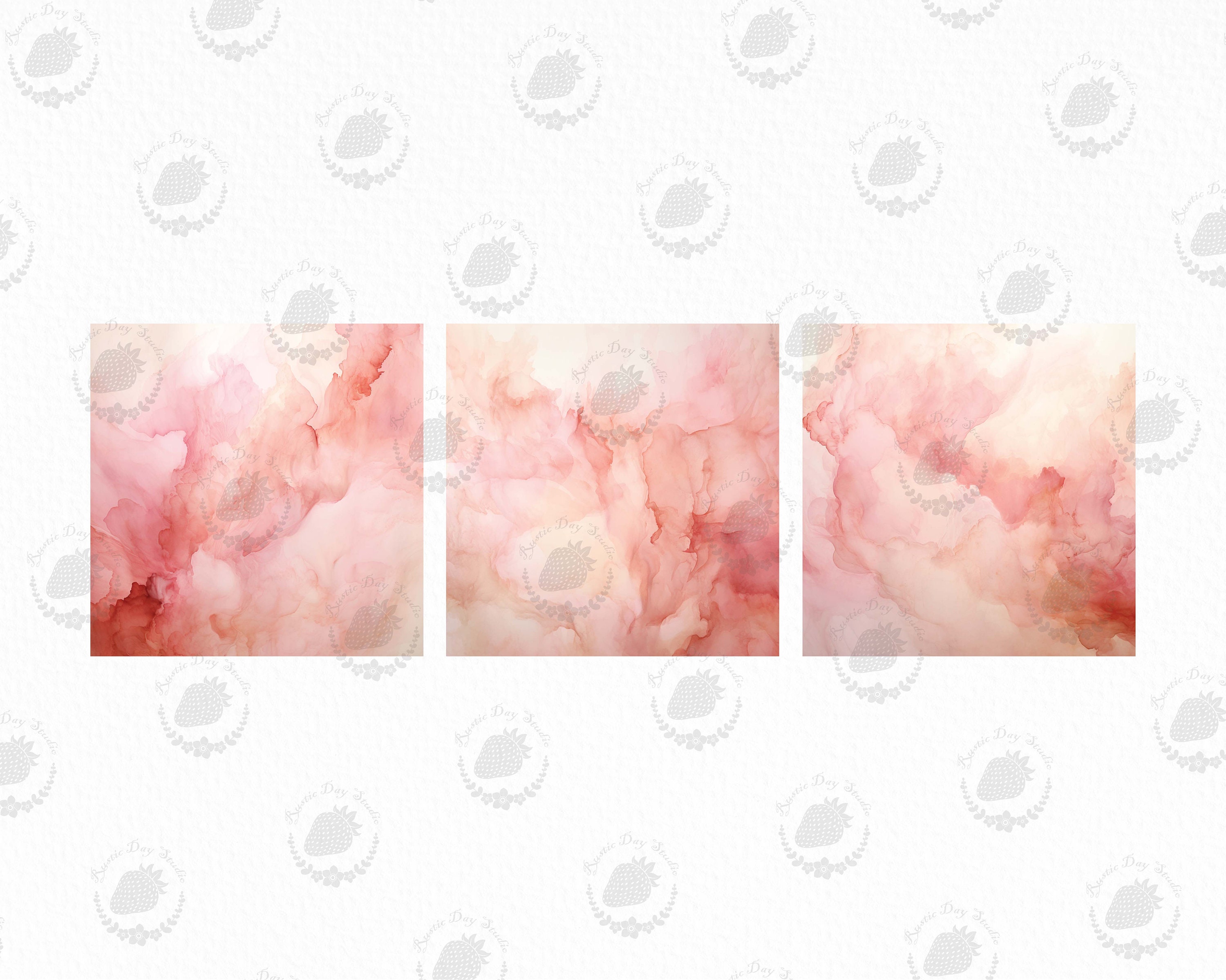 Blush Pink Watercolor Digital Paper Magical Backgrounds for DIY ...