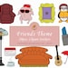Friends Sitcom Clipart: 90s TV Show Graphics (digital Download) - Etsy