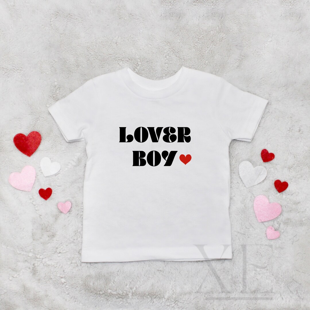 Lover Boy Shirt, Lover Boy Valentines Day Shirt, Toddler Valentines Shirts, Baby Valentines Day ...