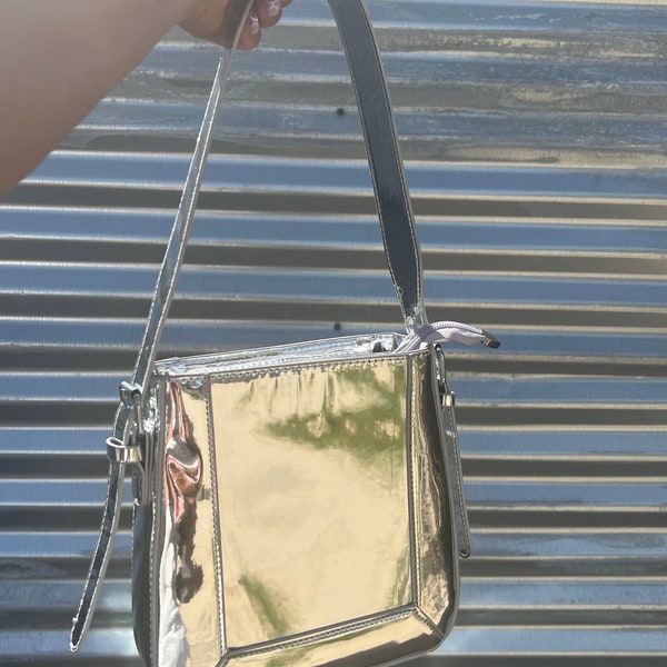Silver Purse - Etsy
