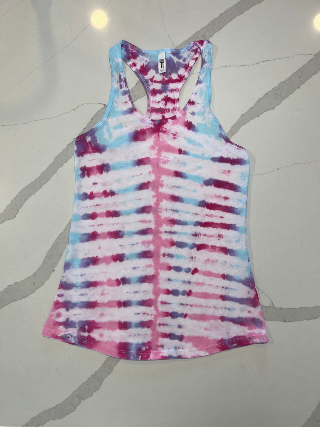 Tie Dye Razor Back Tank - Etsy