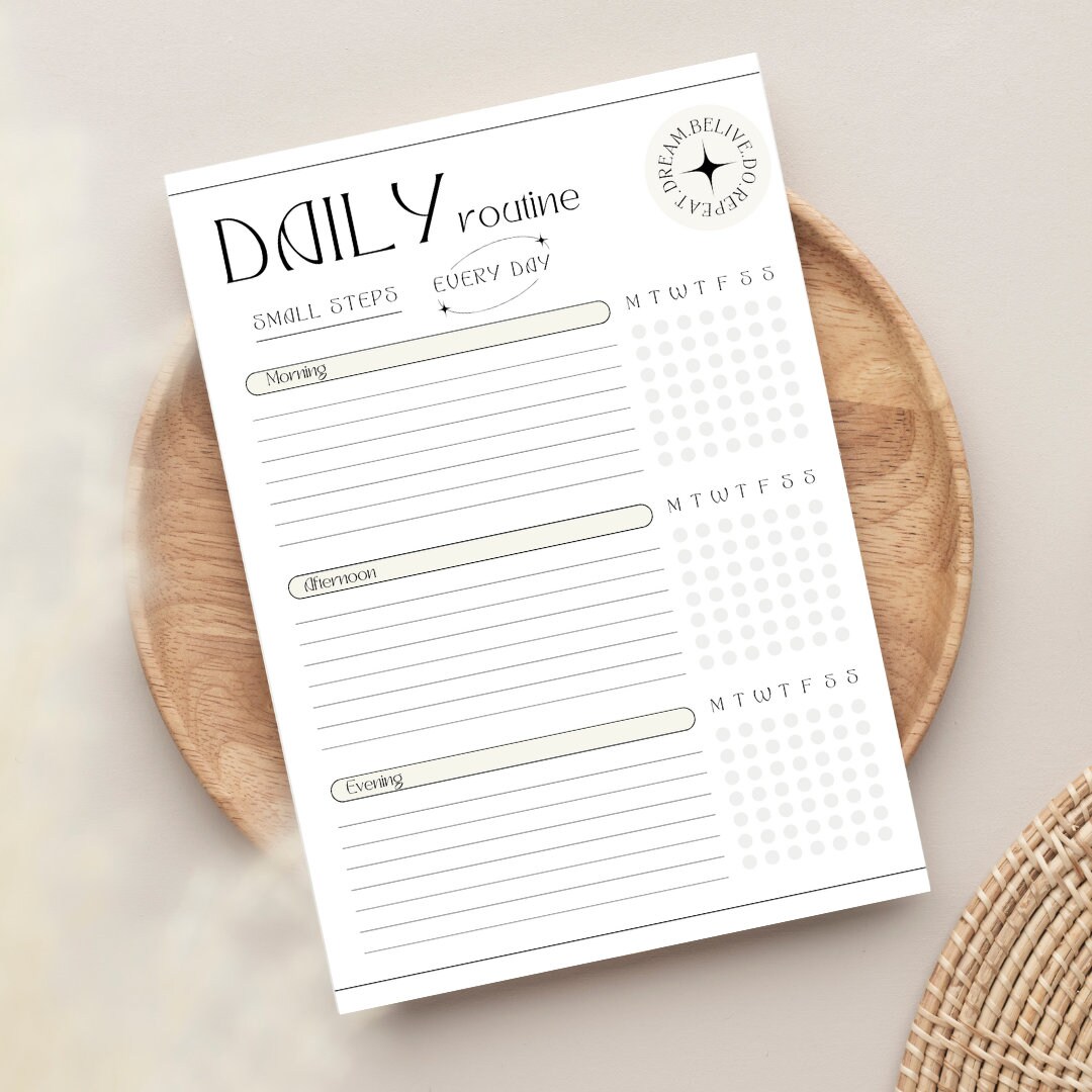 Printable Daily Planner 2024 Planner iPad Planner Minimalist Planner ...