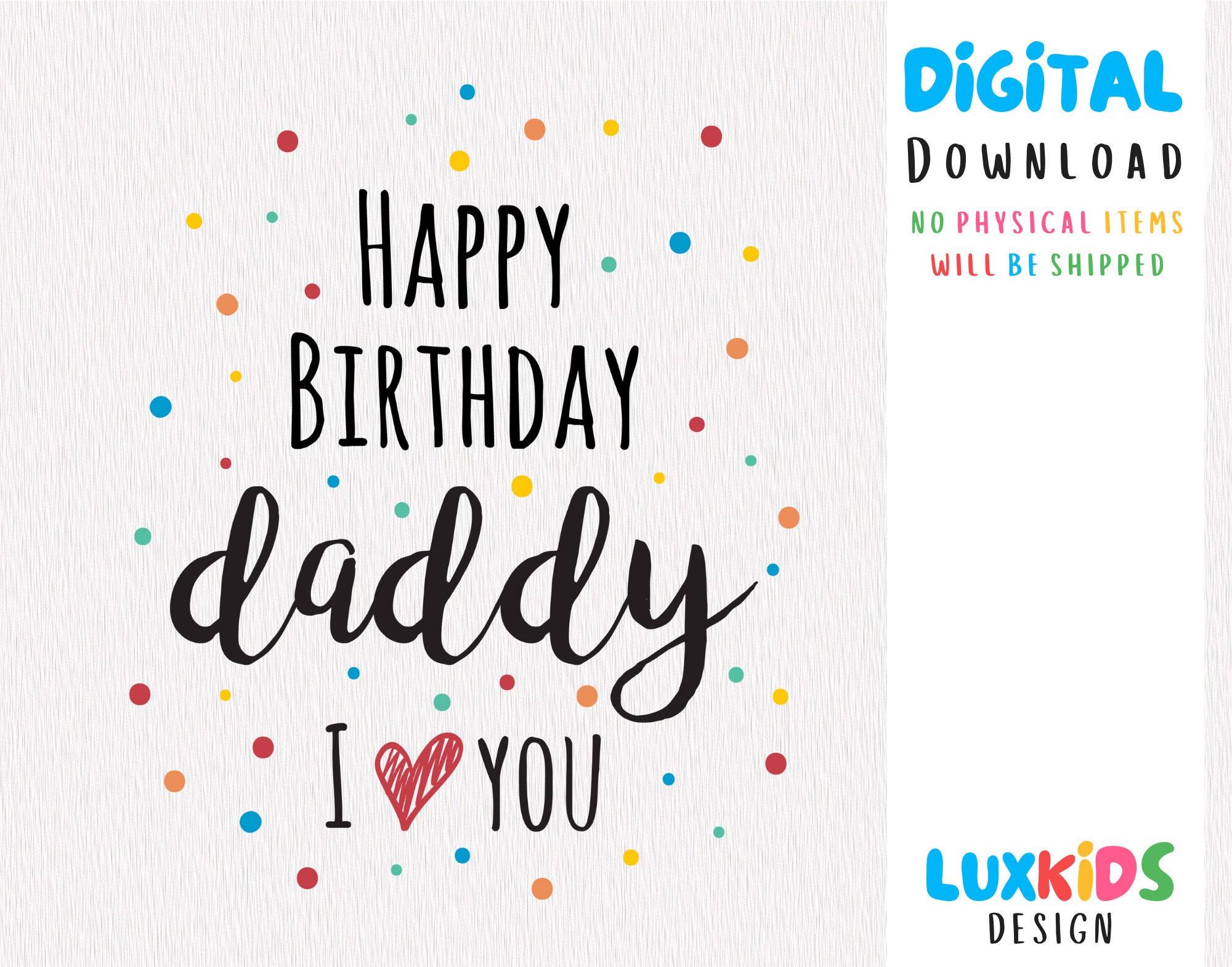 Happy Birthday Daddy Svg Png Pdf Dfx File Birthday Files Dad - Etsy