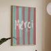 Merci Quote Print, Trendy Aesthetic Home Decor, Cute French Typography ...